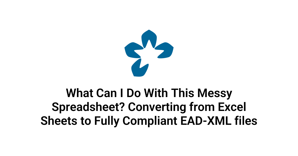 What Can I Do With This Messy Spreadsheet? Converting from Excel Sheets ...